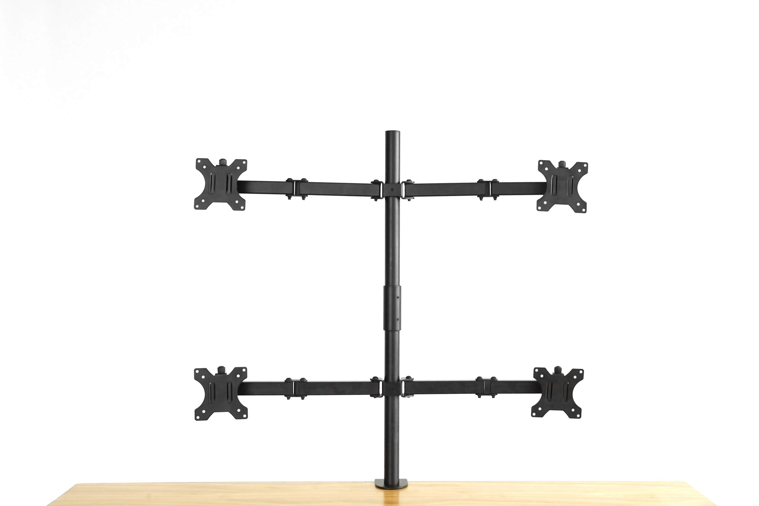 Snapklik.com : Rocelco Premium Quad Monitor Desk Mount - Standard ...