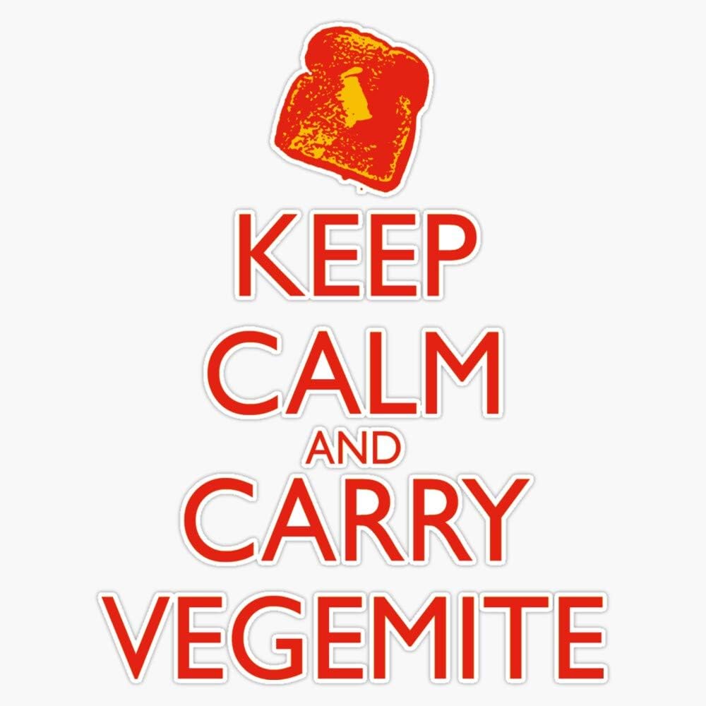 Amazon.com - Vegemite Sticker Vinyl Bumper Sticker Decal Waterproof 5"