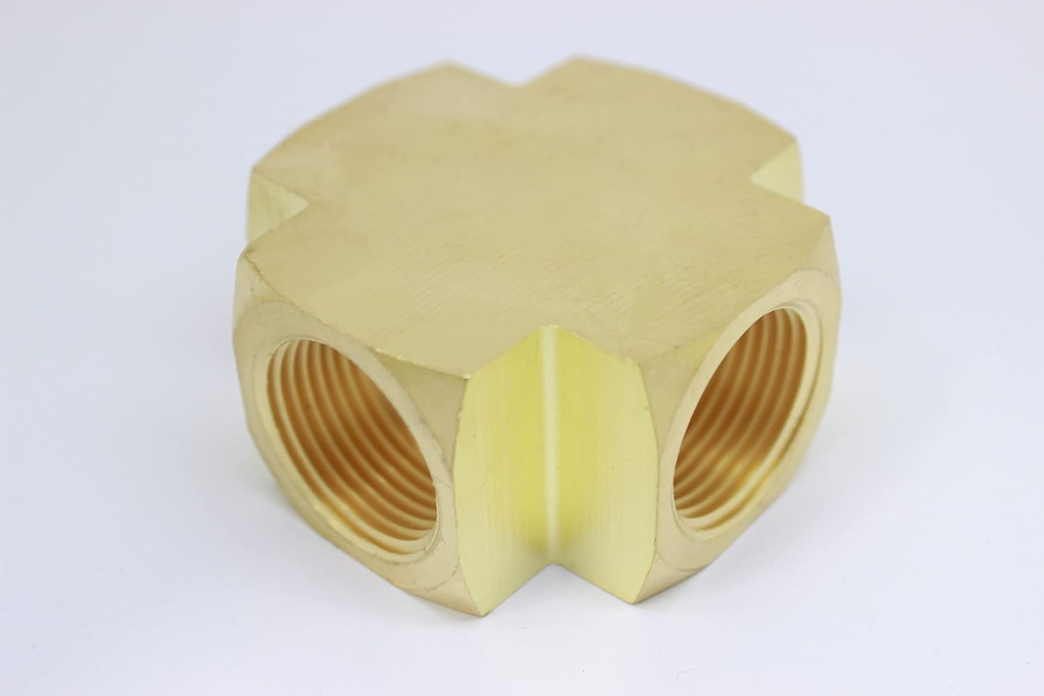 MettleAir 102-E-1PK 3/4" NPT Female Cross/Intersection Brass Pipe ...