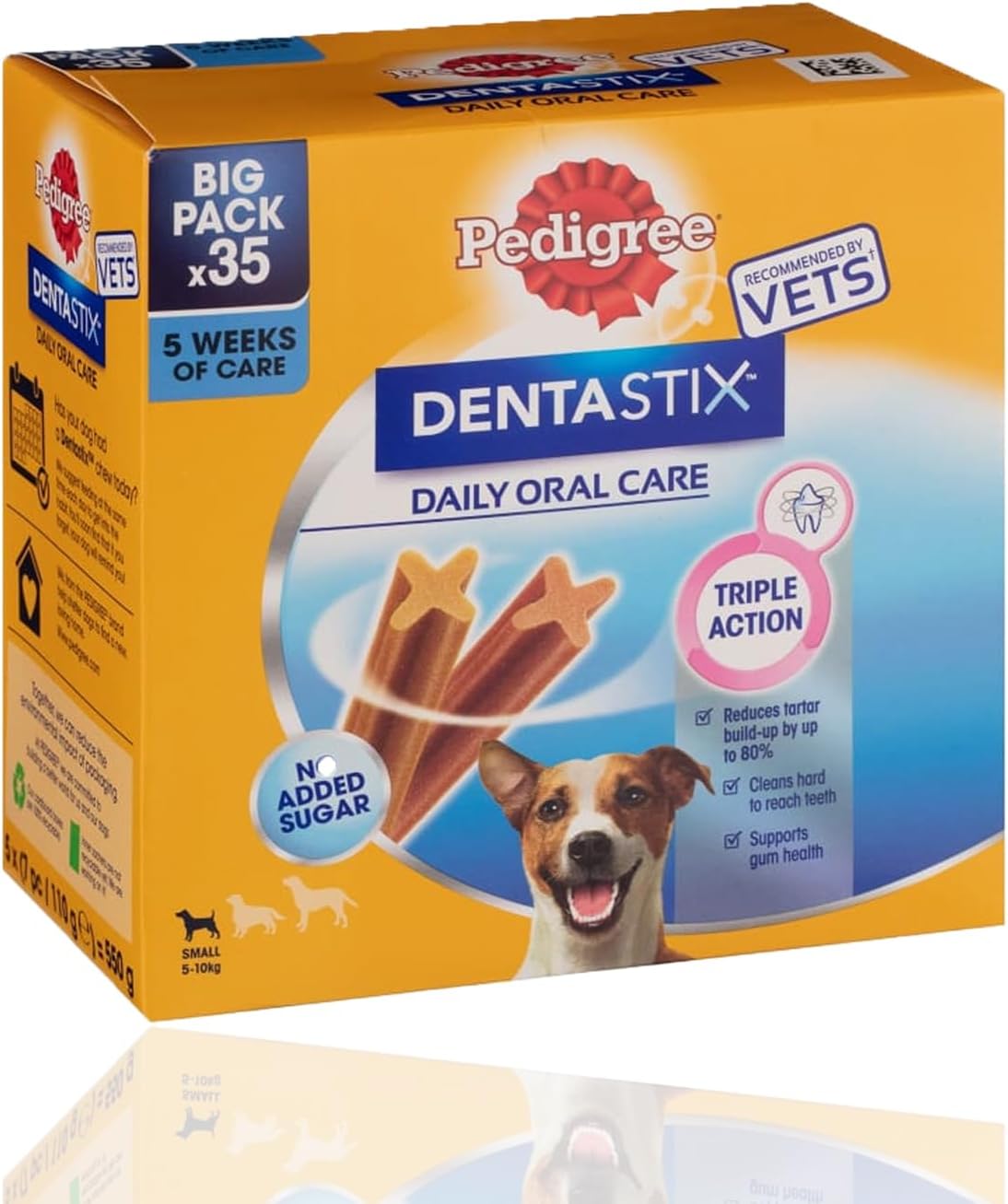 Pedigree DentaStix Daily Dental Chews Large Dog 25kg+ 105 Sticks ...