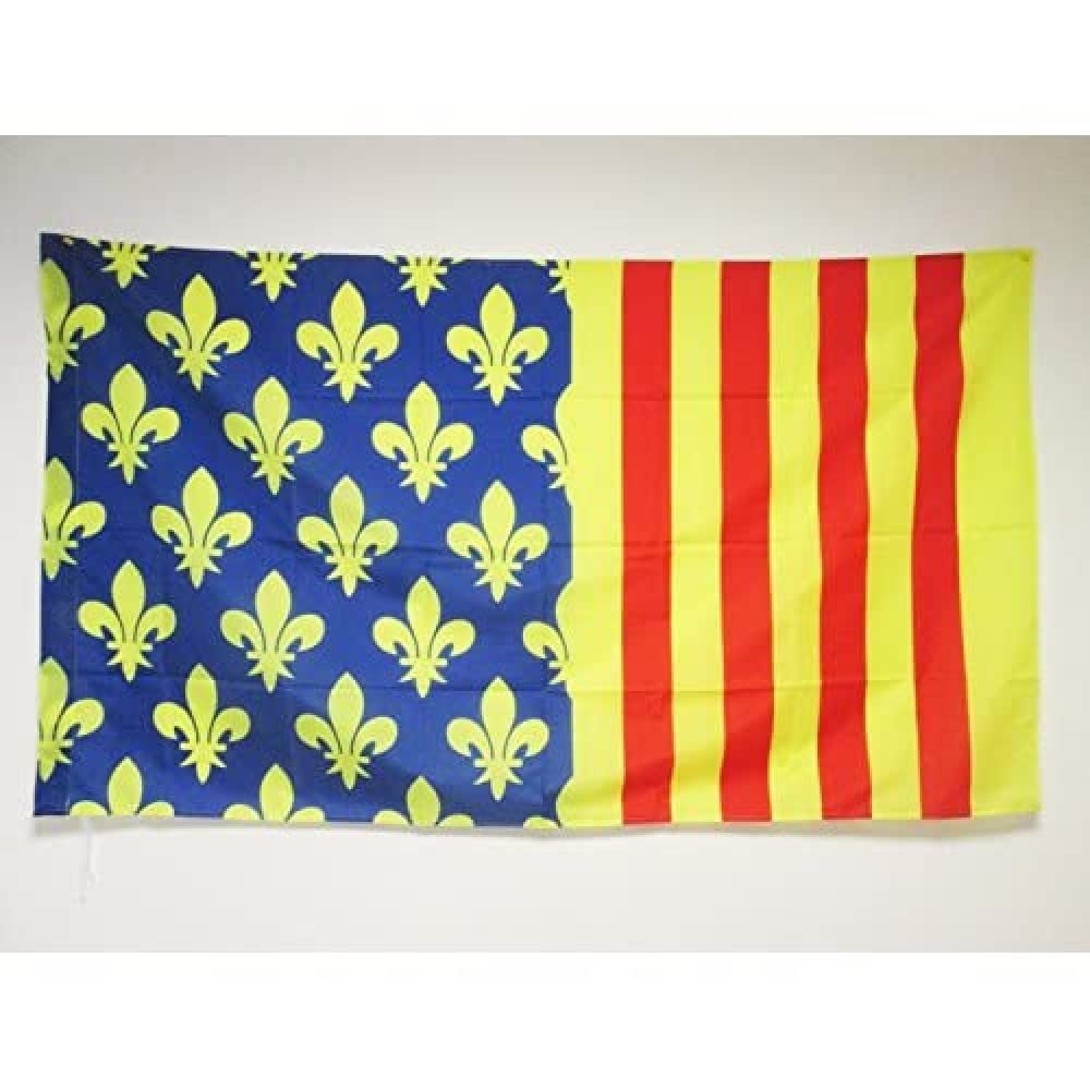 Drapeau De Table Languedoc-Roussillon Nouveau 15x10cm - PETIT Drapeaux ...