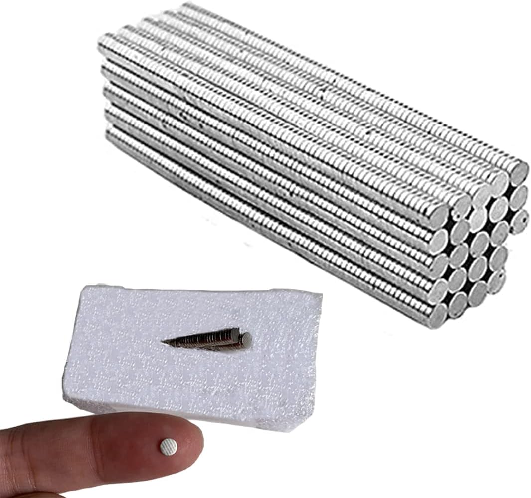 Amazon.com: 100pcs 4x1mm Mini Small Circular Magnets 4mmx1mm N35 ...