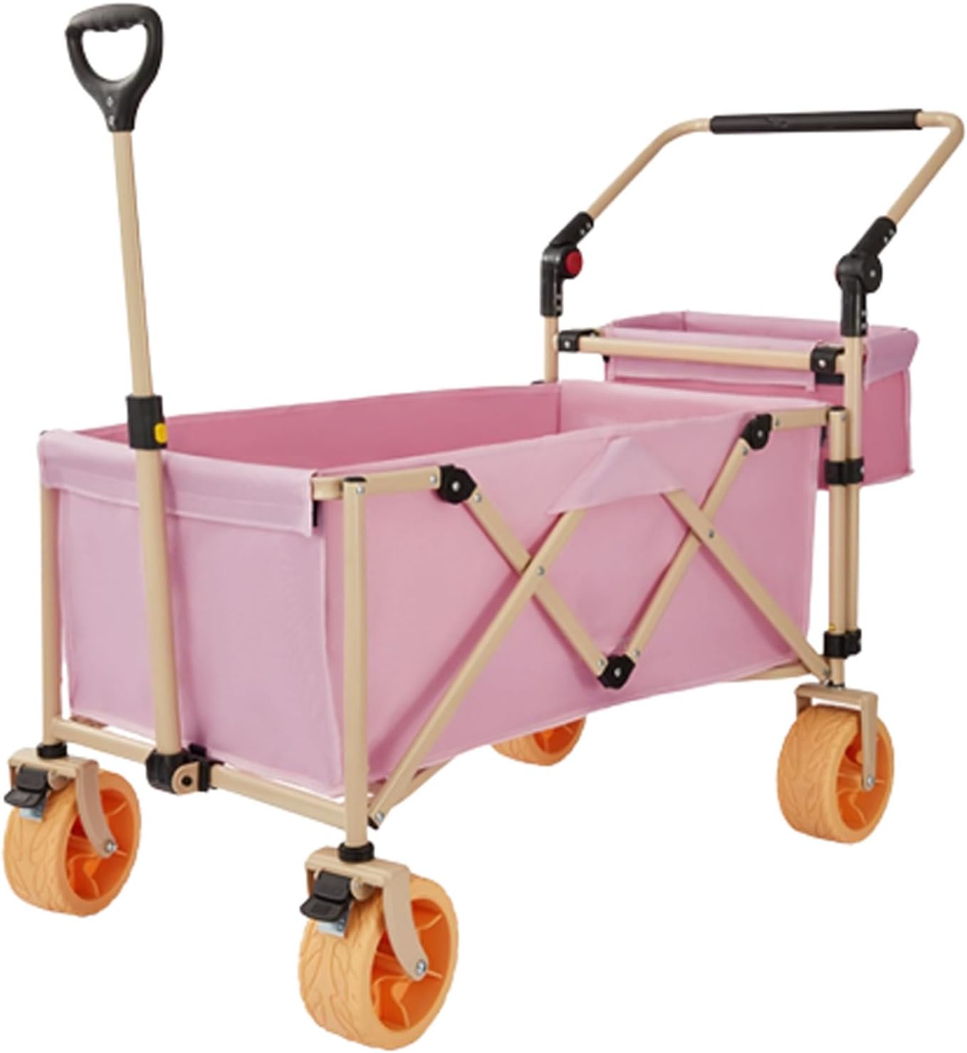 Amazon.com: FAMTERz Pink Wagon Cart with Canopy - Foldable and Portable ...