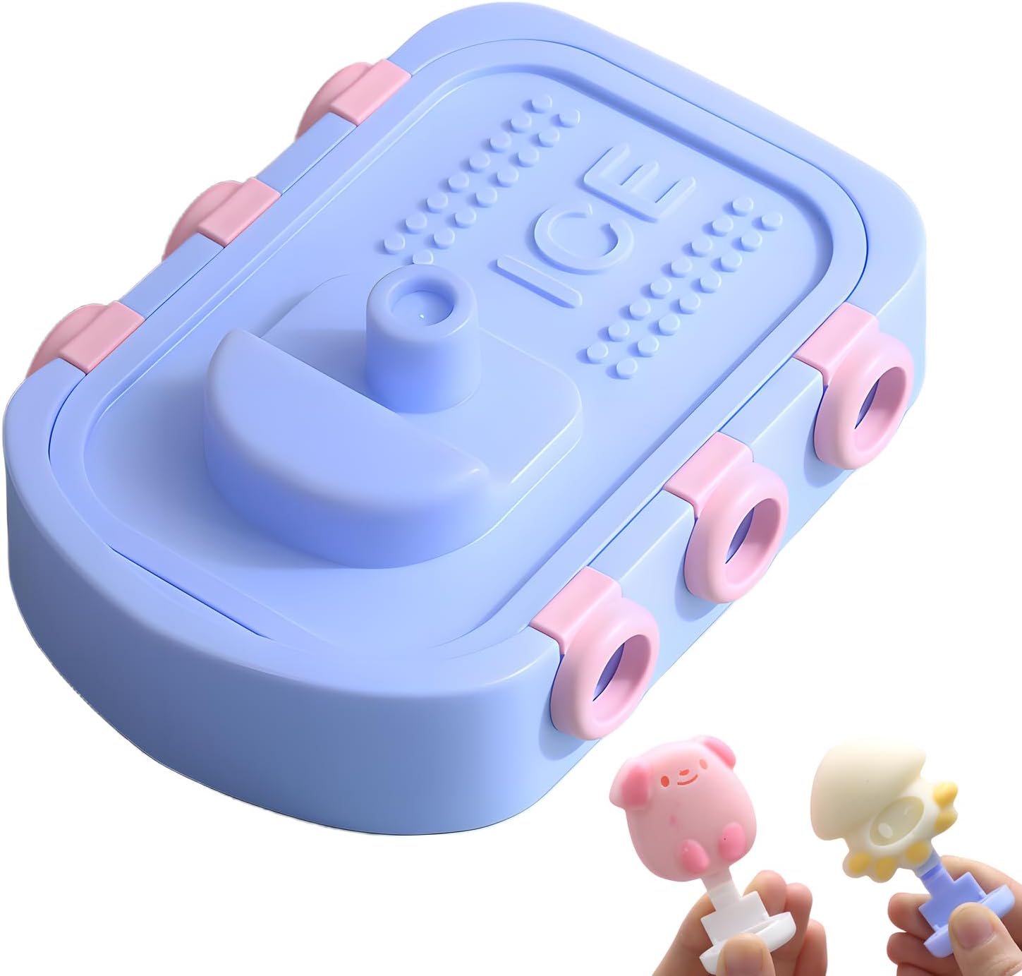 Amazon.com: 6 Cavity Ice Lolly Moulds 2 Shapes Silicone Popsicle Molds ...