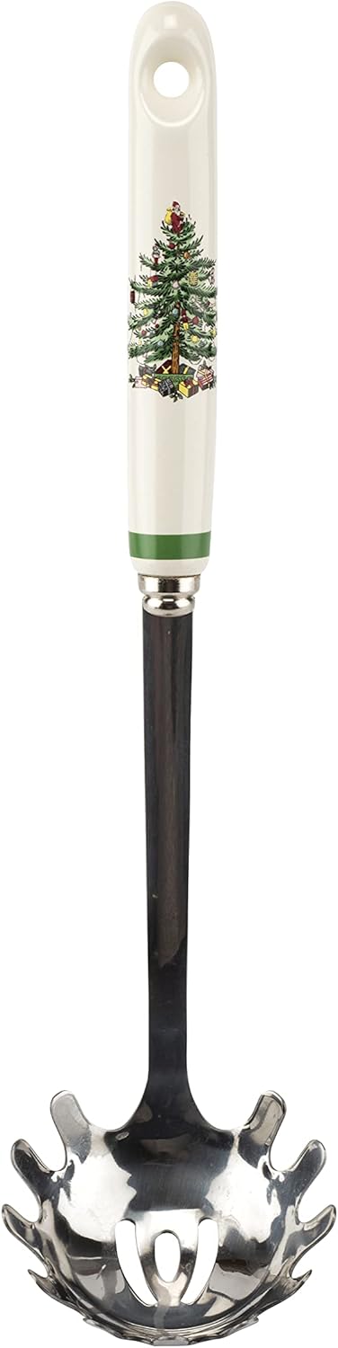Amazon.com | Spode Christmas Tree Pasta Spoon | 12 Inch Spaghetti ...