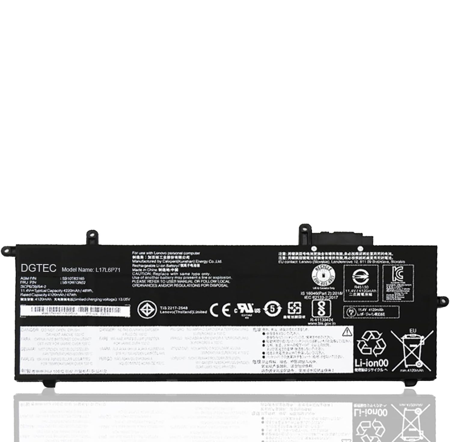 WISTAR L17L6P71 01AV472 Laptop Battery for Lenovo ThinkPad X280 A285 ...