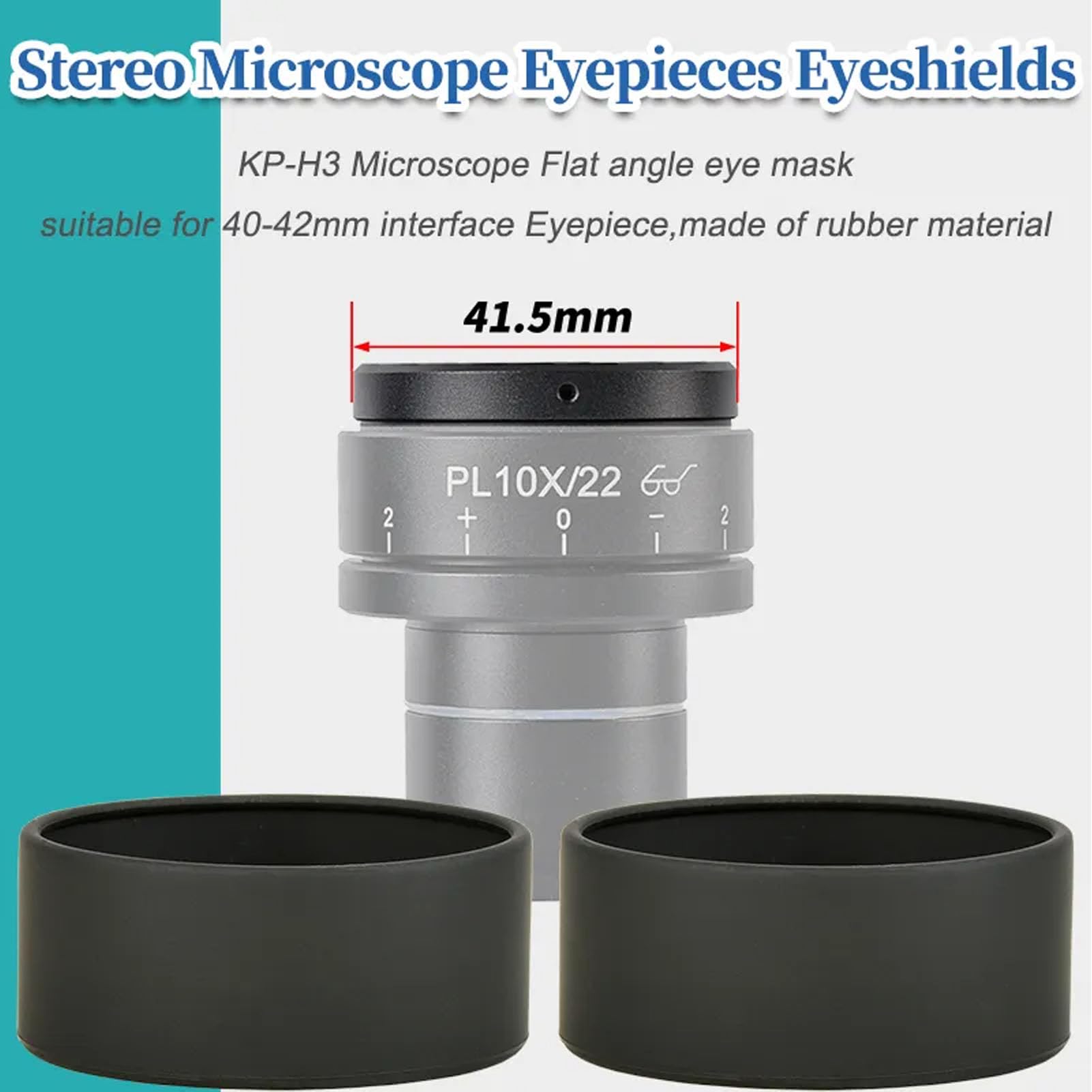 Snapklik.com : Stereo Microscope Eyepiece EYESHIELDS Rubber Flat Angle ...