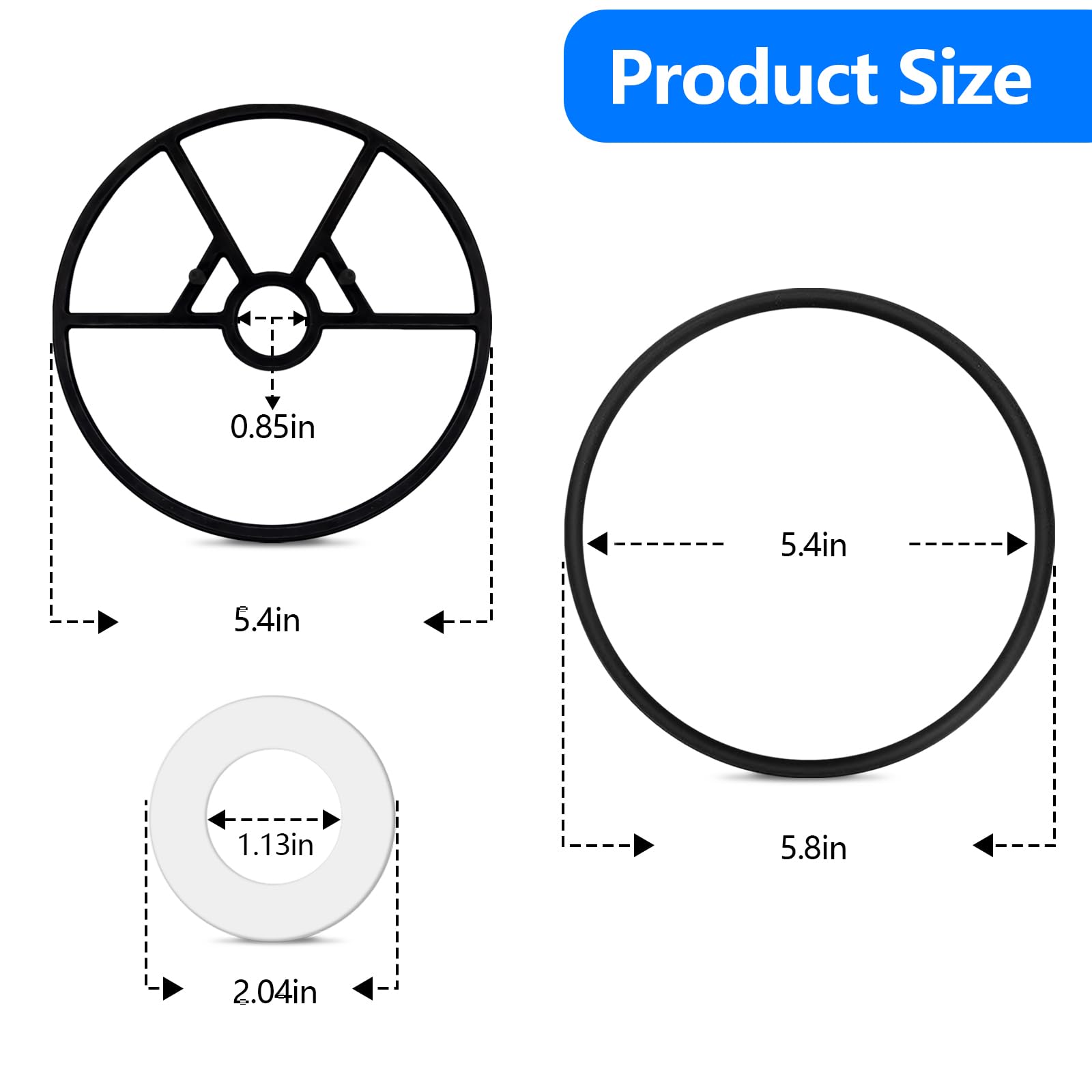 Snapklik.com : SP0714T Variflo XL Valve Gasket Rebuild Kit, For Hayward ...