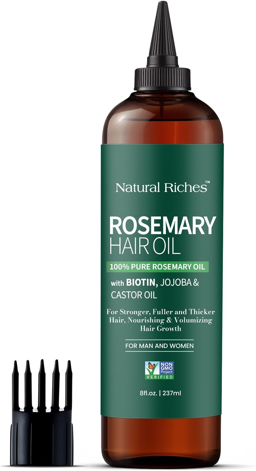 Amazon.com: Natural Riches 100% Pure Premium Rosemary Oil For Hair ...