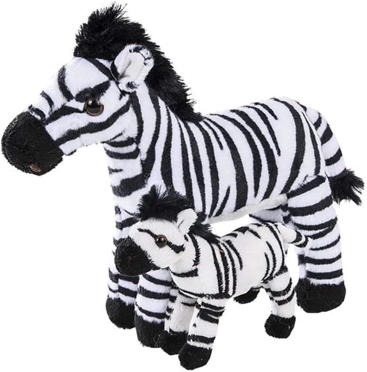 Amazon.com: Forest & Twelfth Mom and Baby Mini Zebras, Stuffed Animals ...