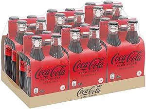 Coca-Cola Zero Glass Bottle, 250ml (Pack of 24) : Amazon.sg: Grocery