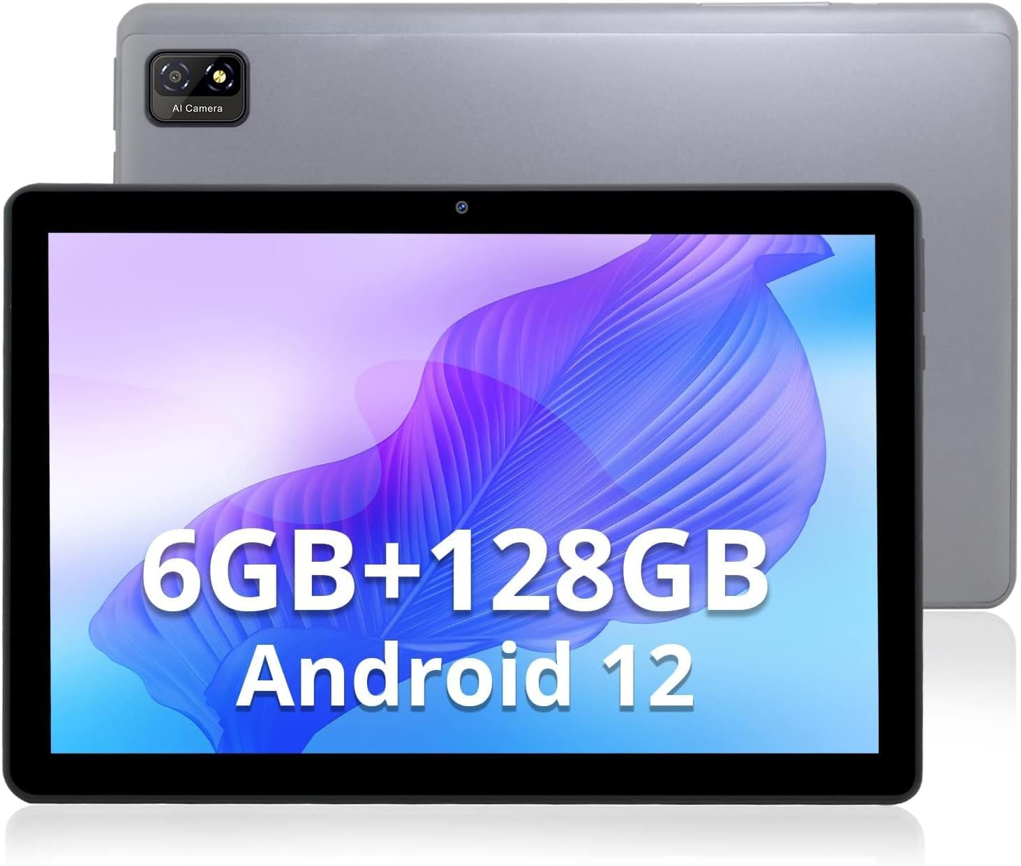 10 inch Tablet Android 12.0,6GB RAM 128GB ROM Expansion 1TB,AX WiFi ...