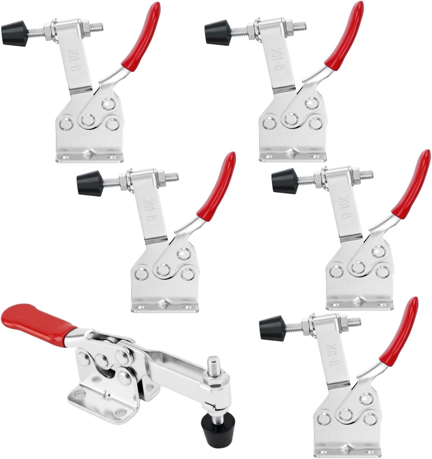HDMETL 6Pcs Toggle Clamp,198Lbs Holding Capacity Hold Down Clamp ...