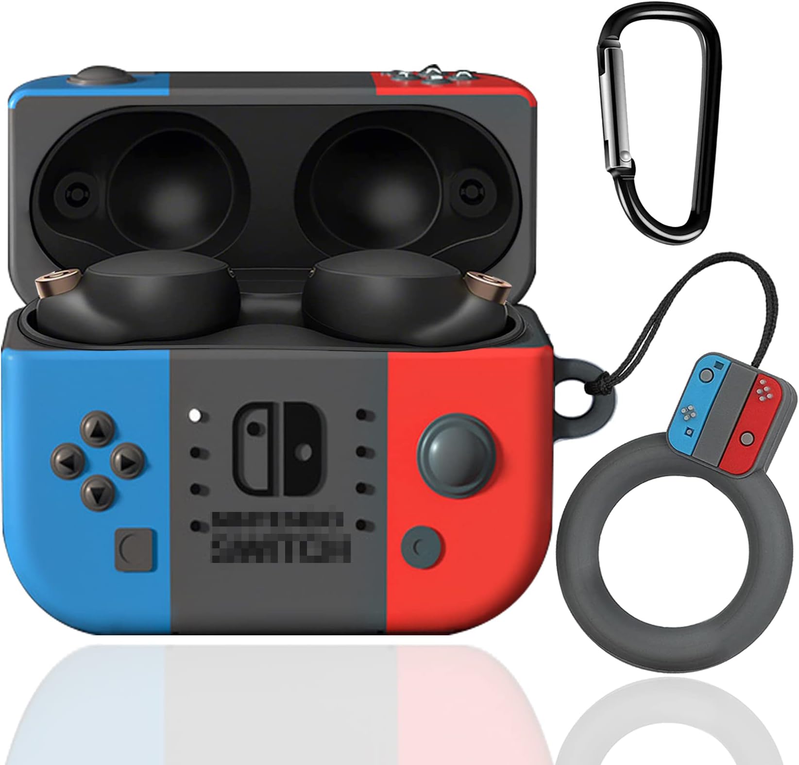 Amazon | 【カラビナ一体型】 HYUNGJ Sony ソニー WF-1000xm4 ケース カバー レザー PUレザー 革製 WF1000xm4 1000xm4 xm4 専用カバー ...