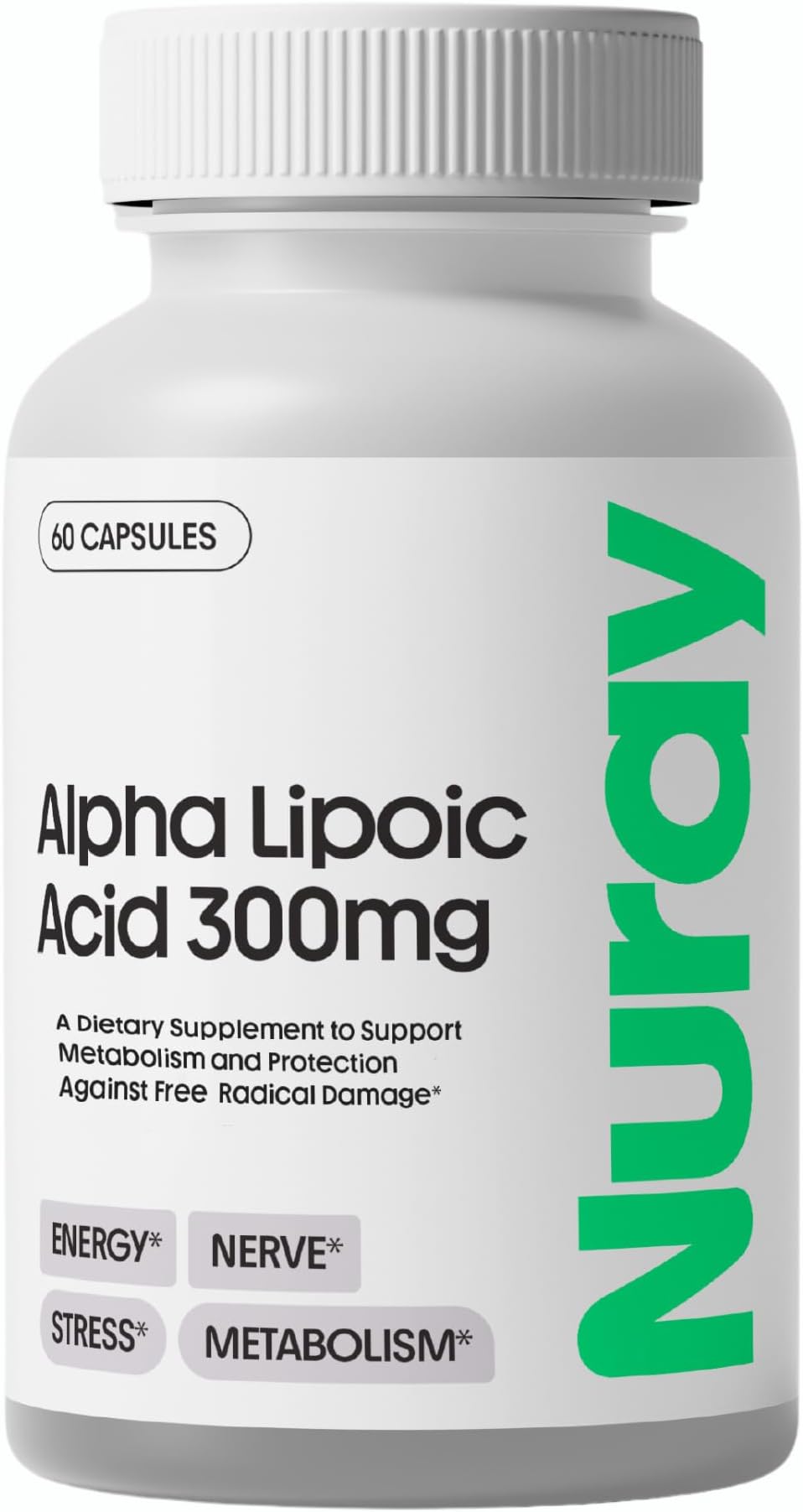 Amazon.com: Nuray Alpha Lipoic Acid 300mg - Antioxidant Supplement for ...