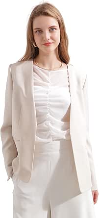 Amazon | [ピンキーアンドダイアン] ノーカラージャケット (オックス・セットアップ対象) / レディース / 031-5150316 ...