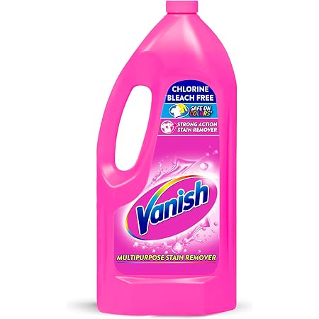 Amazon.com: Vanish Pink Liquid Color, Multi-Purpose Stain Remover ...