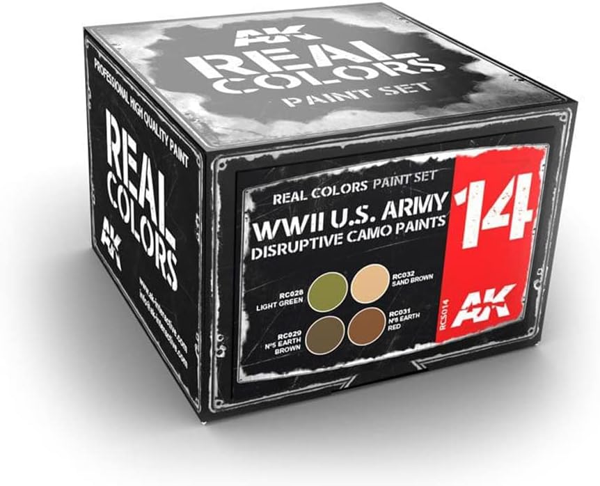 Amazon.com: Real Colors: WWII US Army Disruptive Camo Acrylic Lacquer ...