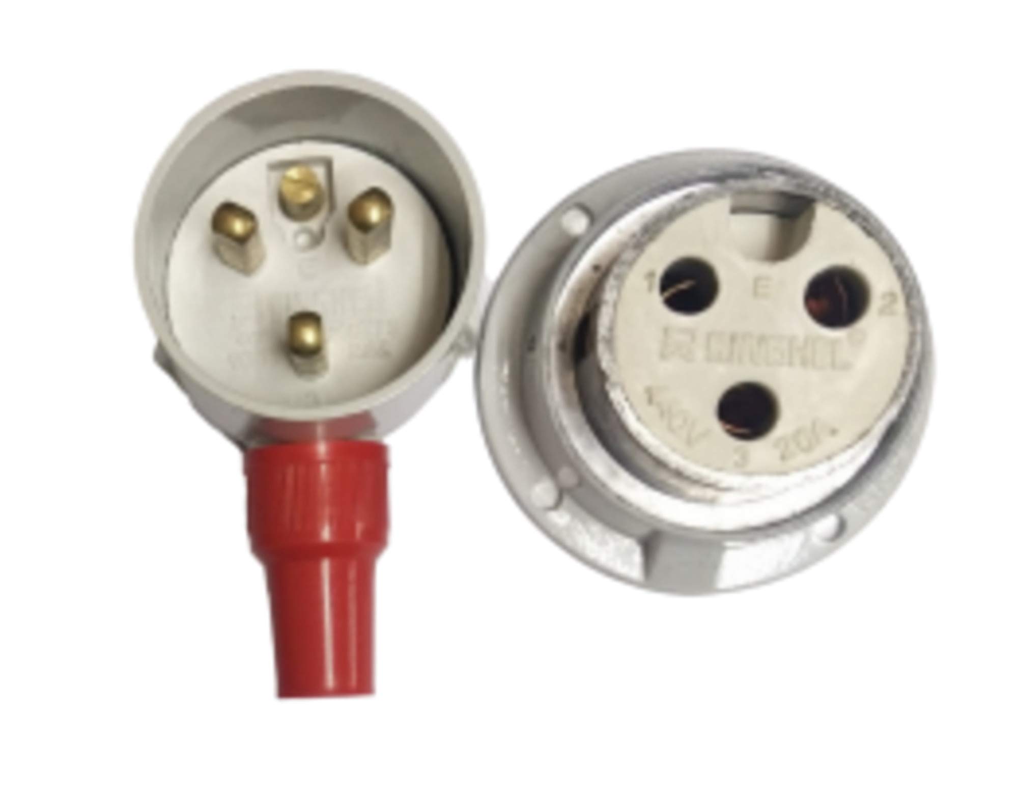 Buy Singhel Industrial Plug and Socket Metal Clad Protected 20 Amp 3 Pole (Plug and Socket Set ...