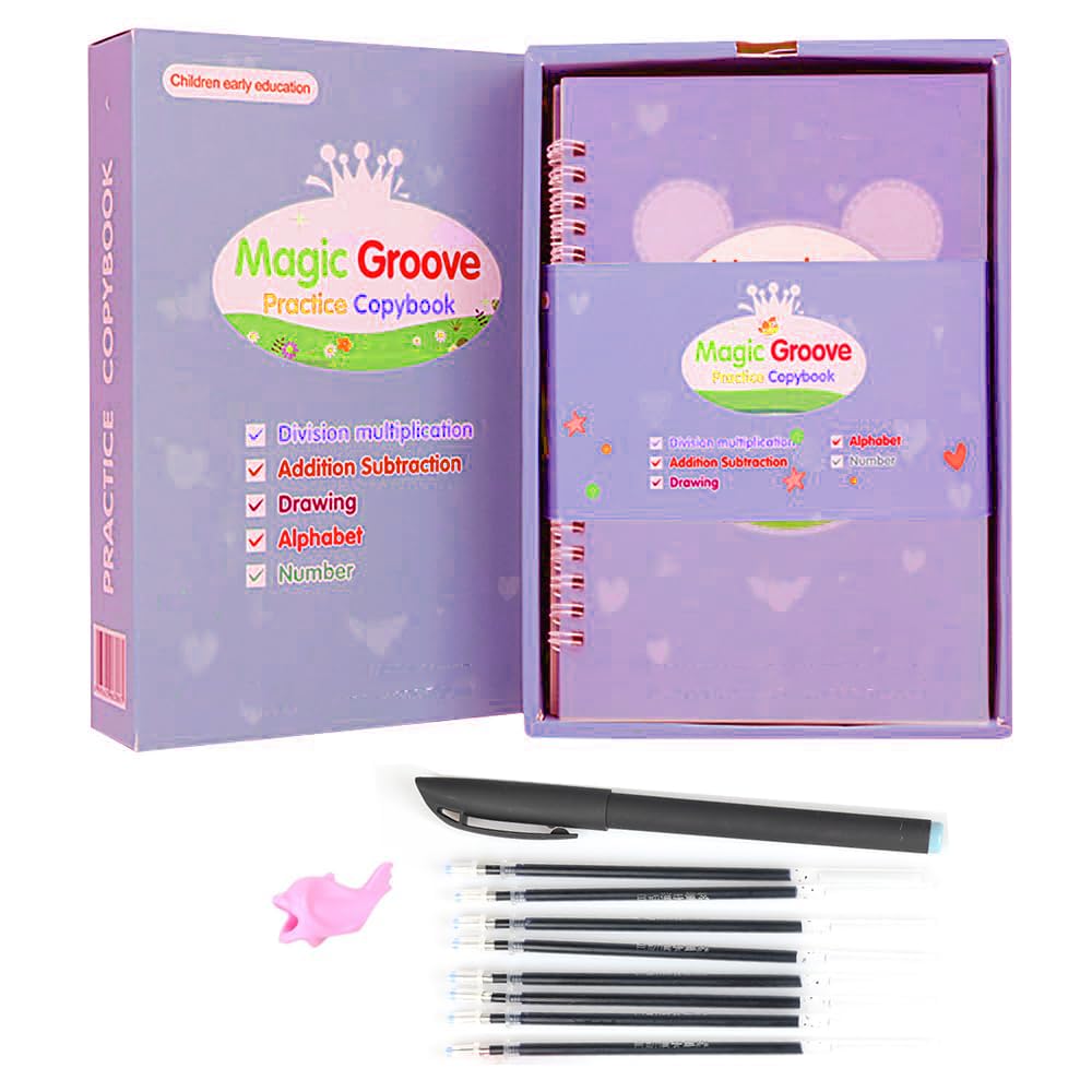 Amazon.com: Reusable Handwriting Workbooks,Magic Copybook,to Help ...