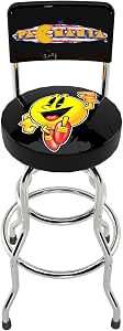 Amazon.com: ARCADE1UP Pac-Mania Swivel High Back Stool