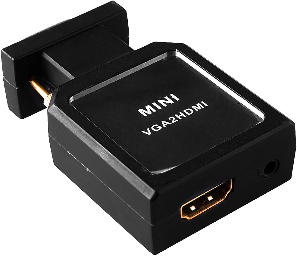Amazon.com: SANOXY Mini VGA to HDMI Converter (Bypass) : Electronics