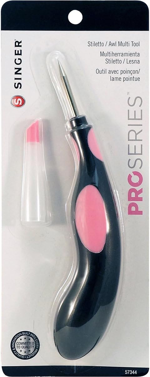 Amazon.com: SINGER 57344 ProSeries Sewing Multi-Tool Stilletto Awl, Teal