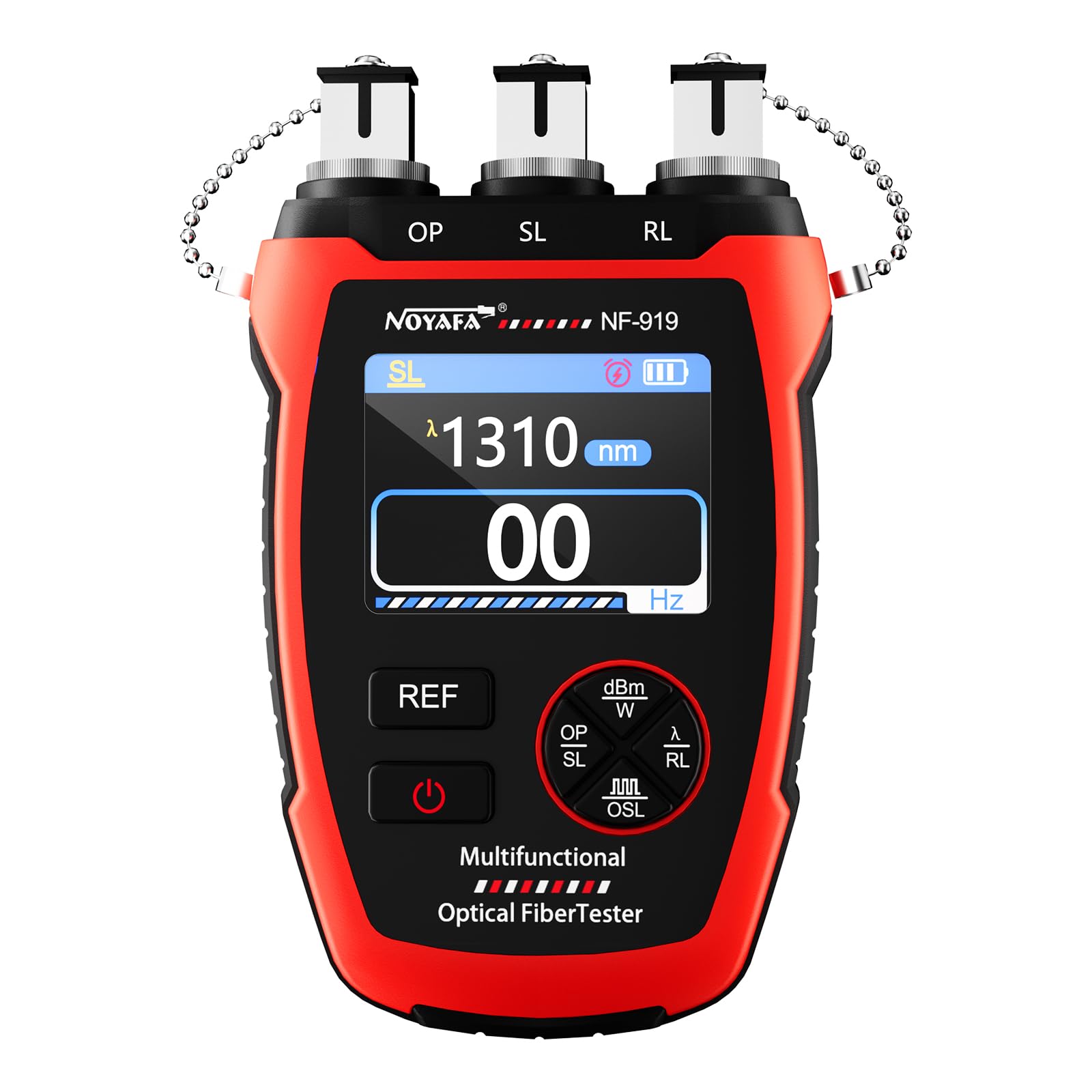 NOYAFA NF-919 Optical Power Meter, 3 in 1 Fiber Optic Cable Tester with ...
