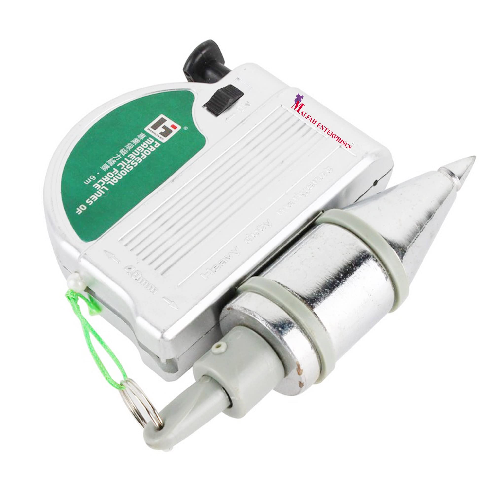 Buy Malfah Enterprises Magnetic Plumb Bob 500gms 6mtrs with Magnet for ...