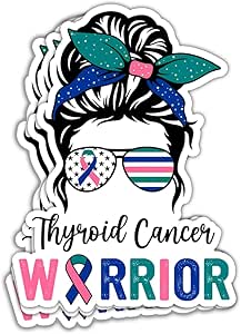 Amazon.com: SUNHADO (3 Pcs) Love Hope Cure Sticker Thyroid Cancer ...