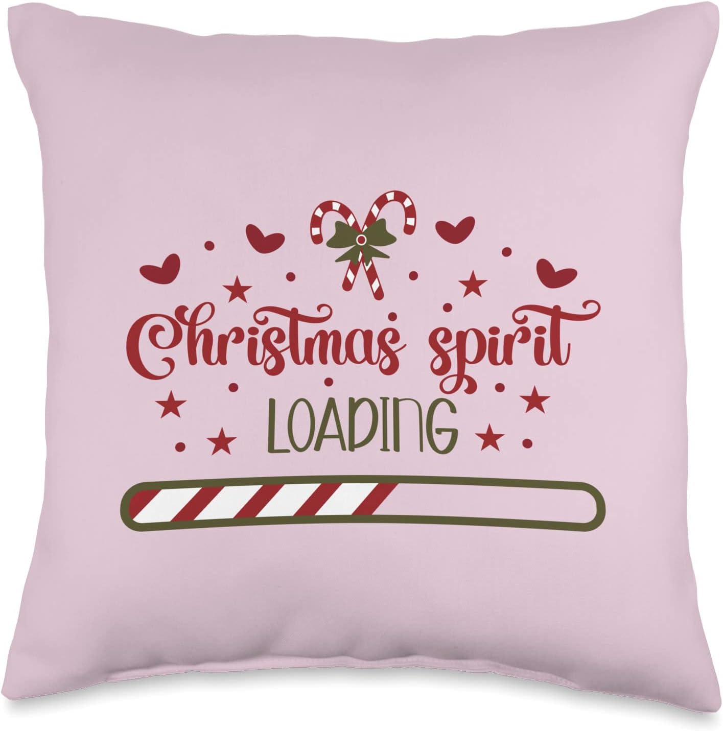 Amazon.com: Christmas Loading Candy Cane Xmas Tees Funny, Cute ...