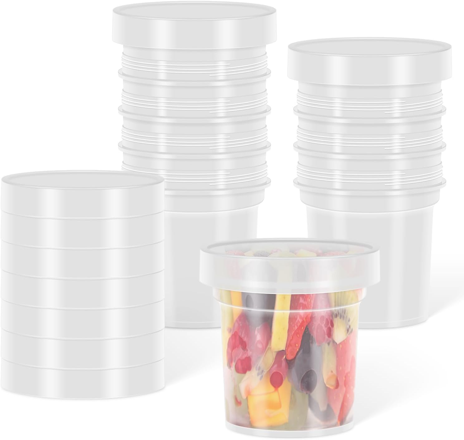 Amazon.com: EuroBird Reusable Freezer Containers - 10 Pack, 16 oz BPA ...