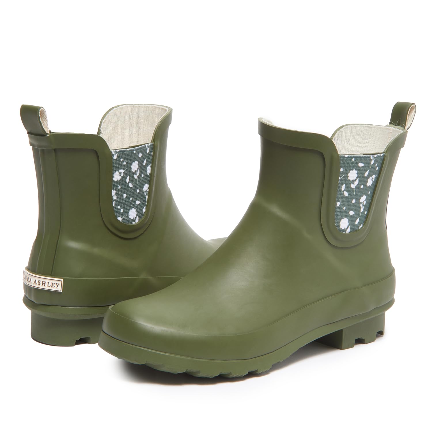 Snapklik.com : Laura Ashley Ladies Mid Cut Ankle Height Rubber Snow And ...