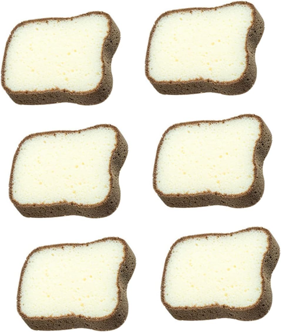 Amazon.com: 6pcs Toast Sponge Dishwashing Cleaning Sponges Dish ...