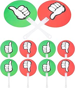 Amazon.com: OHPHCALL 10pcs Classroom Voting Paddles Yes No Paddles ...