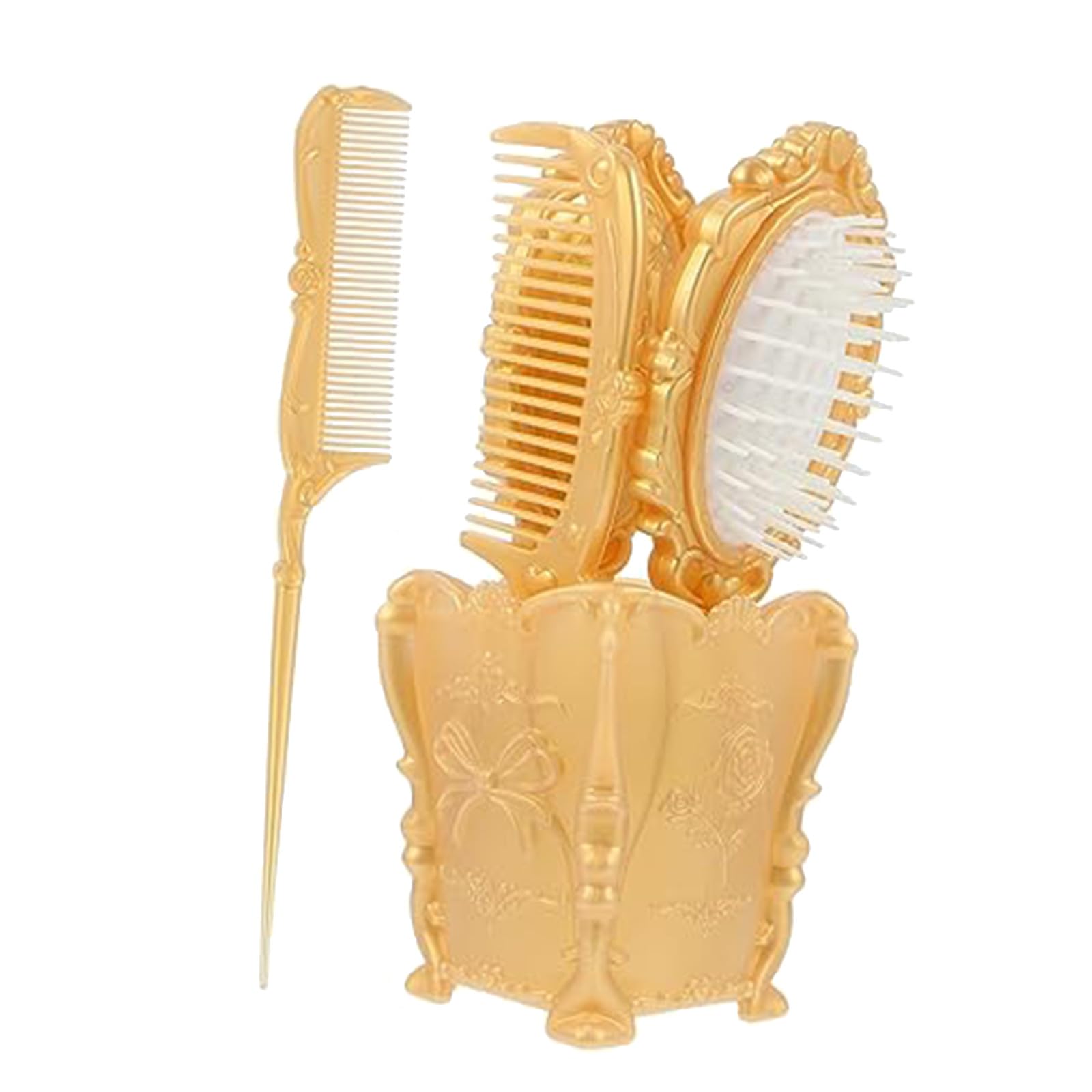 Brush And Comb Vanity Set