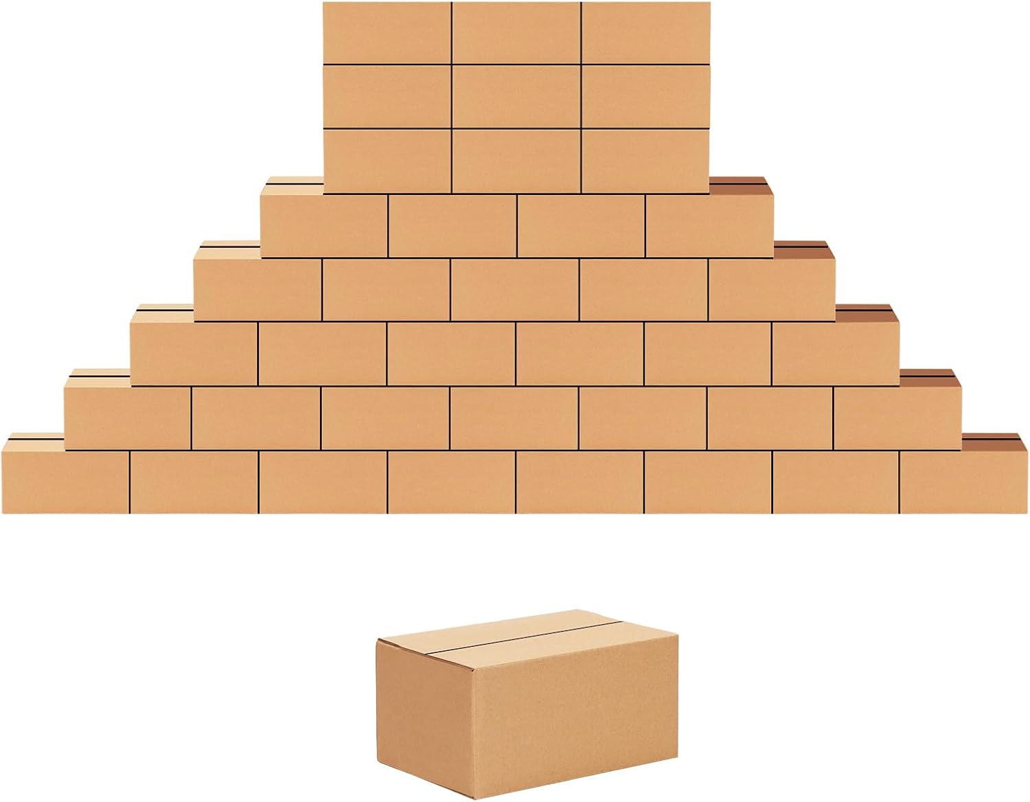 Amazon.com: Edenseelake 40 Pack 6x4x3 inches Shipping Boxes Small ...