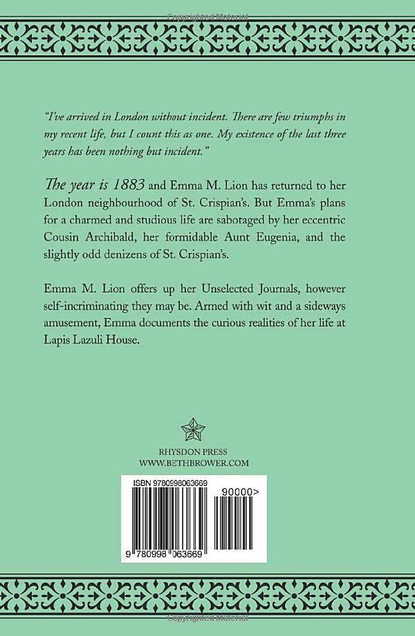 Snapklik.com : The Unselected Journals Of Emma M Lion: Vol 1