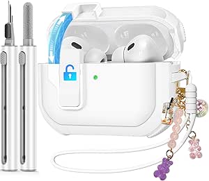Amazon.com: Ekoonpft Secure Lock Case for Apple AirPod Pro 2&1 Gen with ...