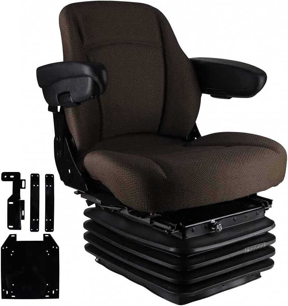 RAParts SR8302022 Sears Mid Back Seat, Brown Fabric w/Air Suspension ...