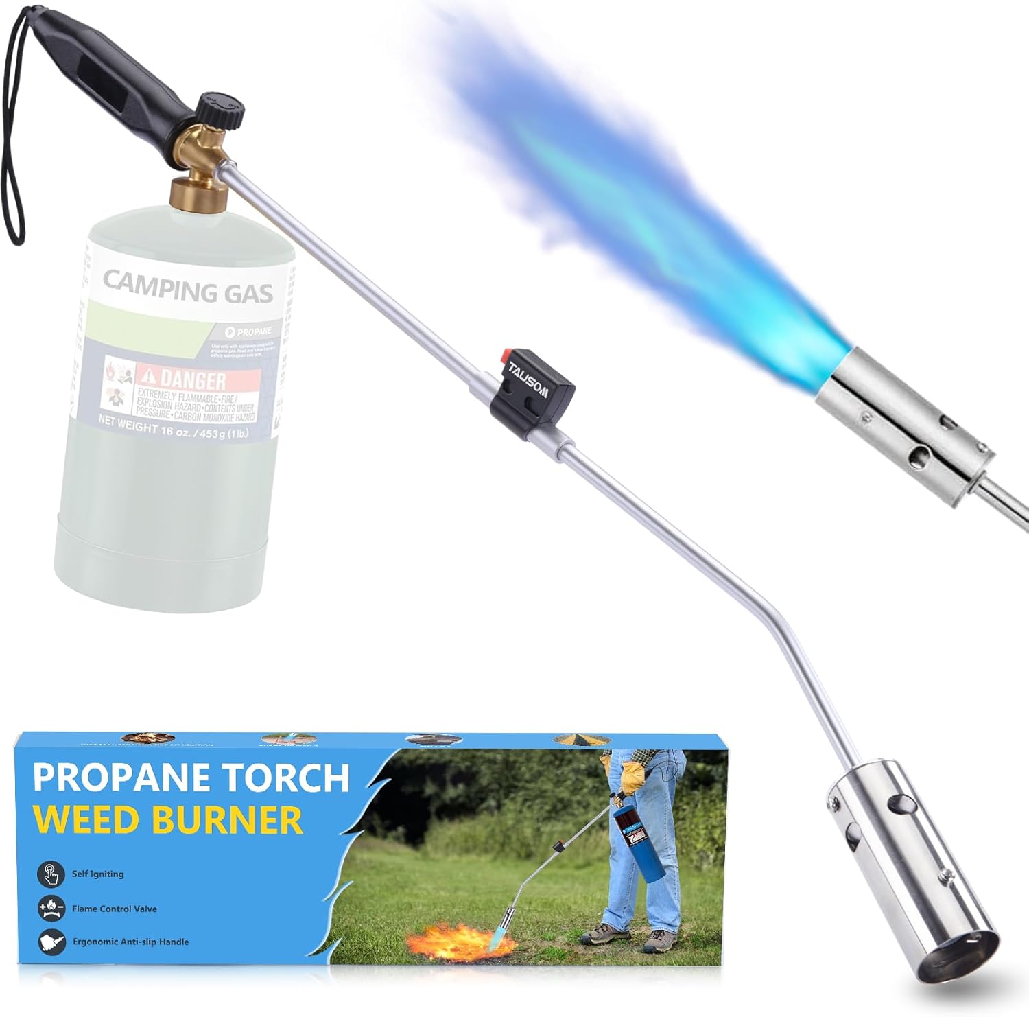 Amazon.com : TAUSOM Weed Torch, 32Inch Weed Burner Torch for Propane ...