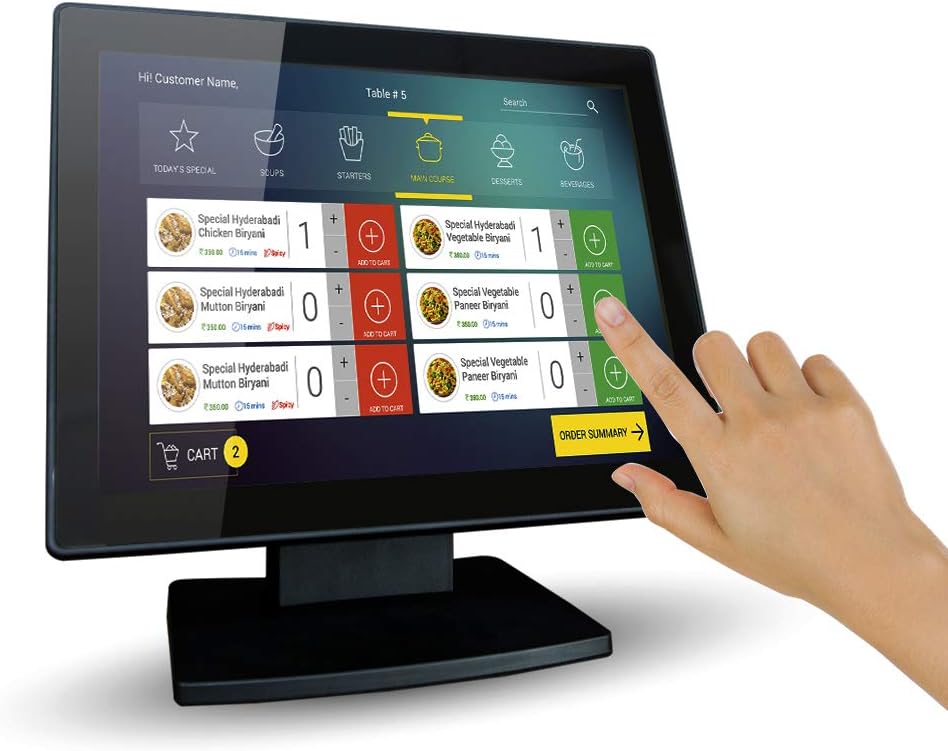 Amazon.com: 12-Inch Capacitive Multi-Touch POS TFT LED Touchscreen ...