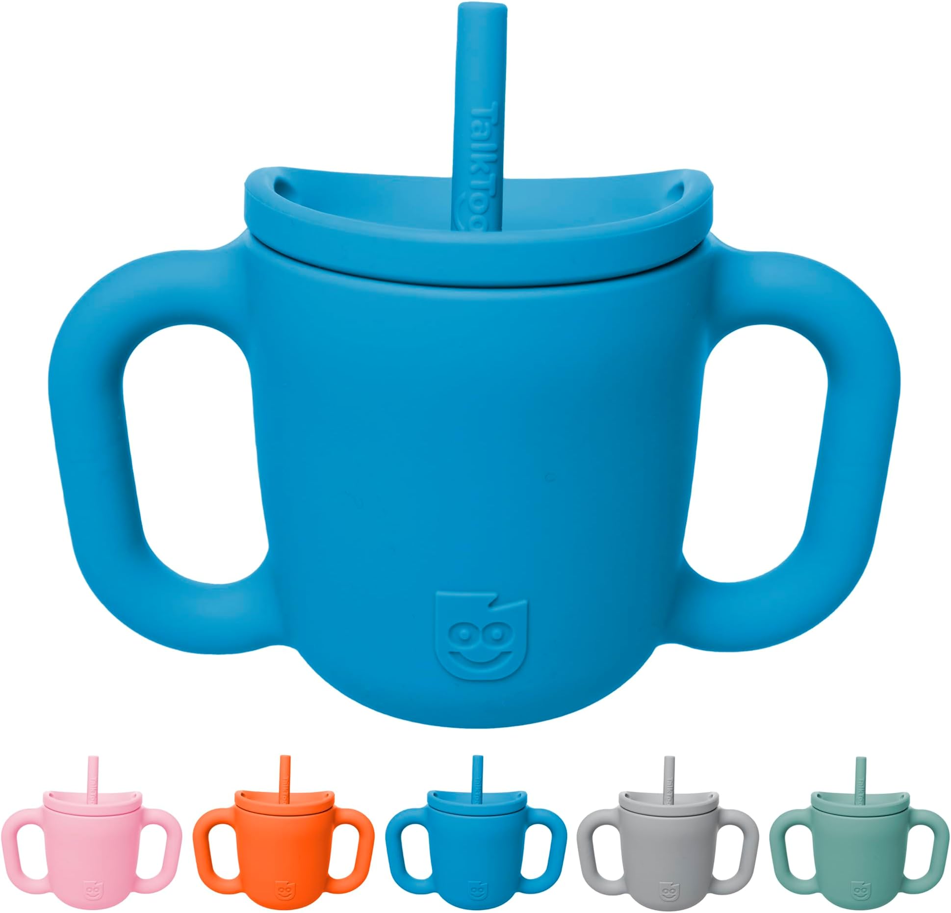 Amazon.com : TalkTools ITSY Silicone Training Cup – Mini Straw Cup for ...