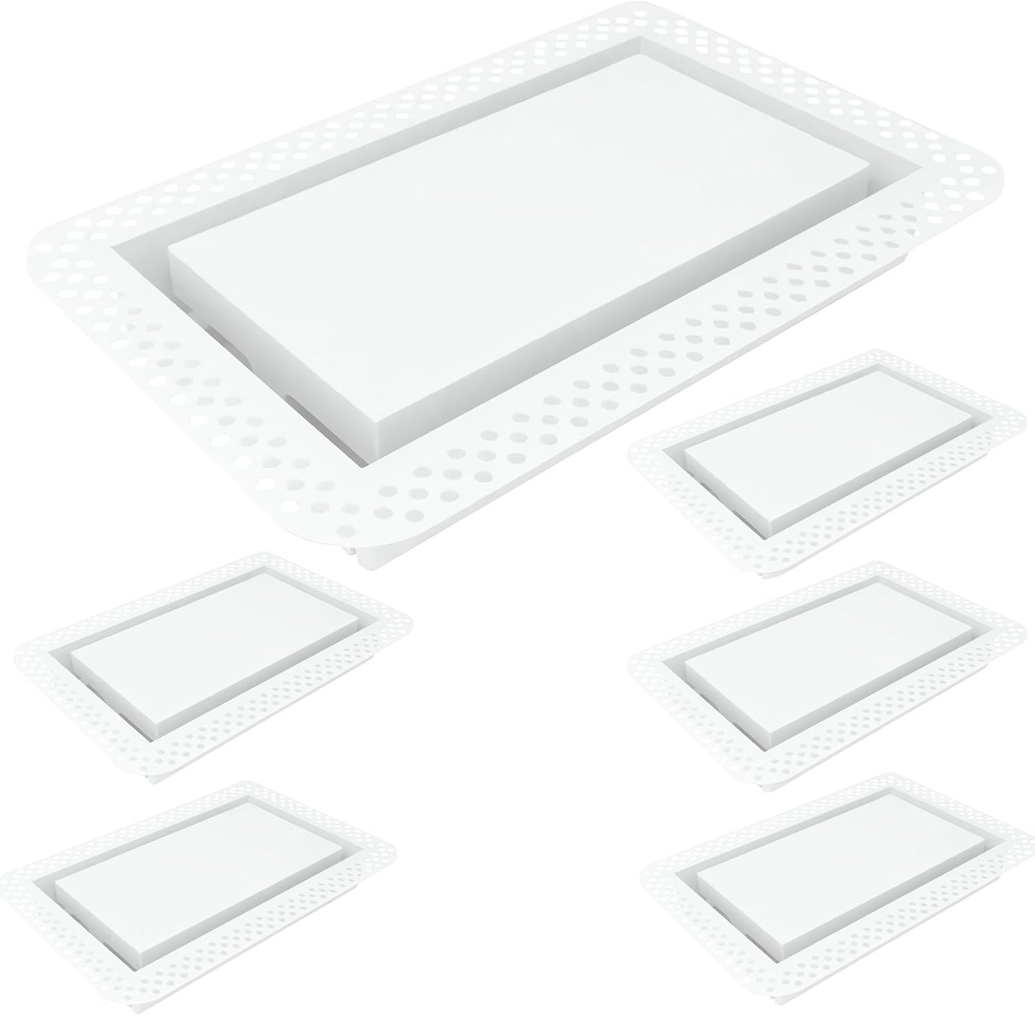 Fittes Flush Wall Vent [Lite], Minimalist ABS Plastic HVAC Air Return ...