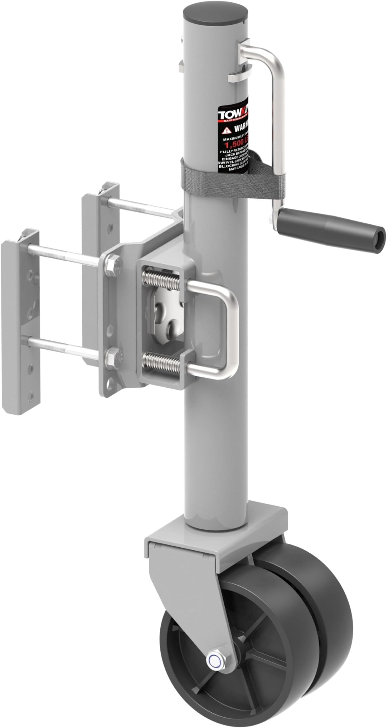 Amazon.com: Jeremywell 2000lbs Trailer Jack with Double Wheel ...