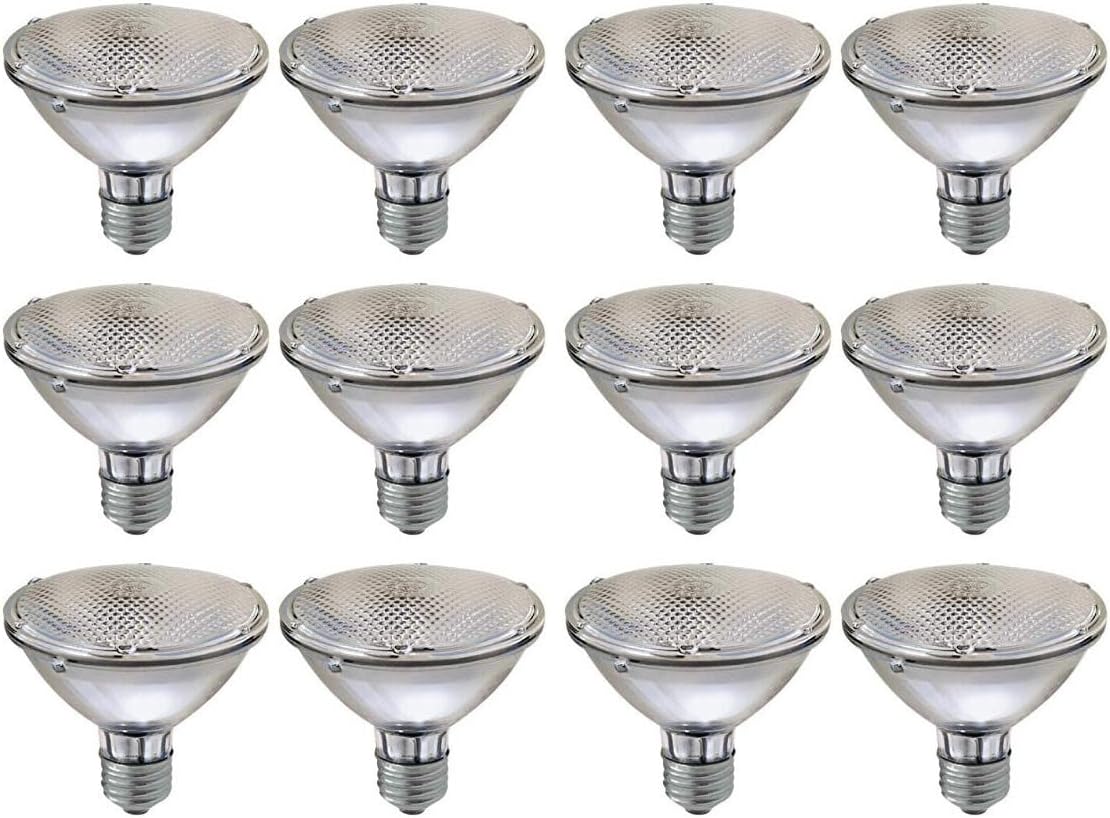 (12 Bulbs) GE Classic 60-Watt EQ PAR 30 shortneck Dimmable Warm White ...