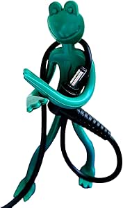 Amazon.com: Genérico Frog Flexible Cable Ties in Teal: Organize Your ...