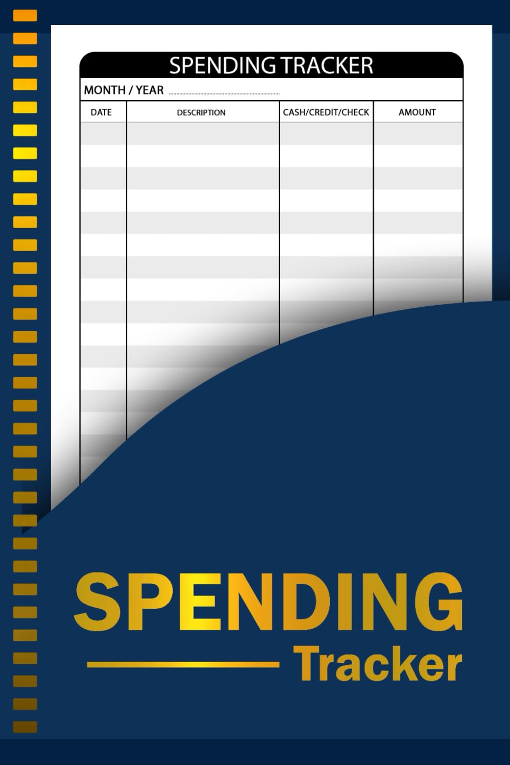 SPENDING TRACKER: Handy Portable Daily Expense Tracker 120 Pages ...