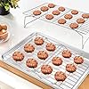 Amazon.com: Baking Sheet and 2-Tier Cooling Racks Set, P&P CHEF ...