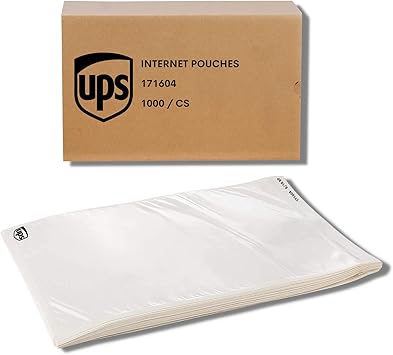 Amazon.com : 100 Pack UPS Shipping Label Pouches 6.5” x 10” - Packing ...
